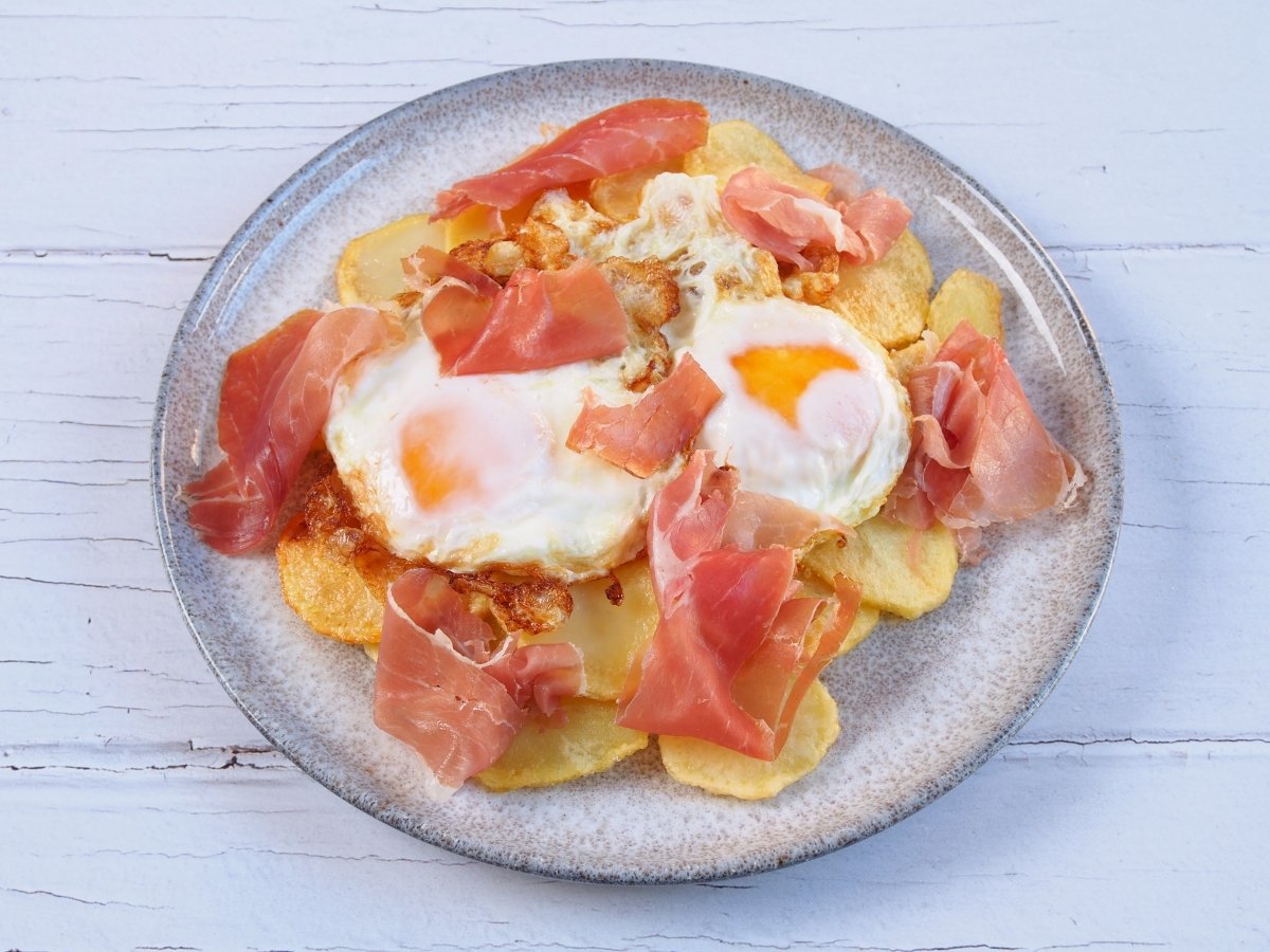 Huevos Estrellados Con Jamón Receta Perfecta Y Fácil Con Patata